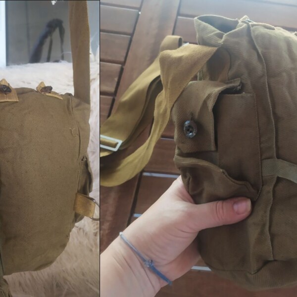 Vintage Military Bag - Etsy