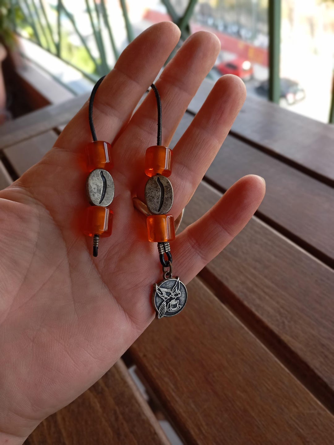 Greek Begleri Toy – Handmade Fidget Worry Beads – Orange Beads With ...