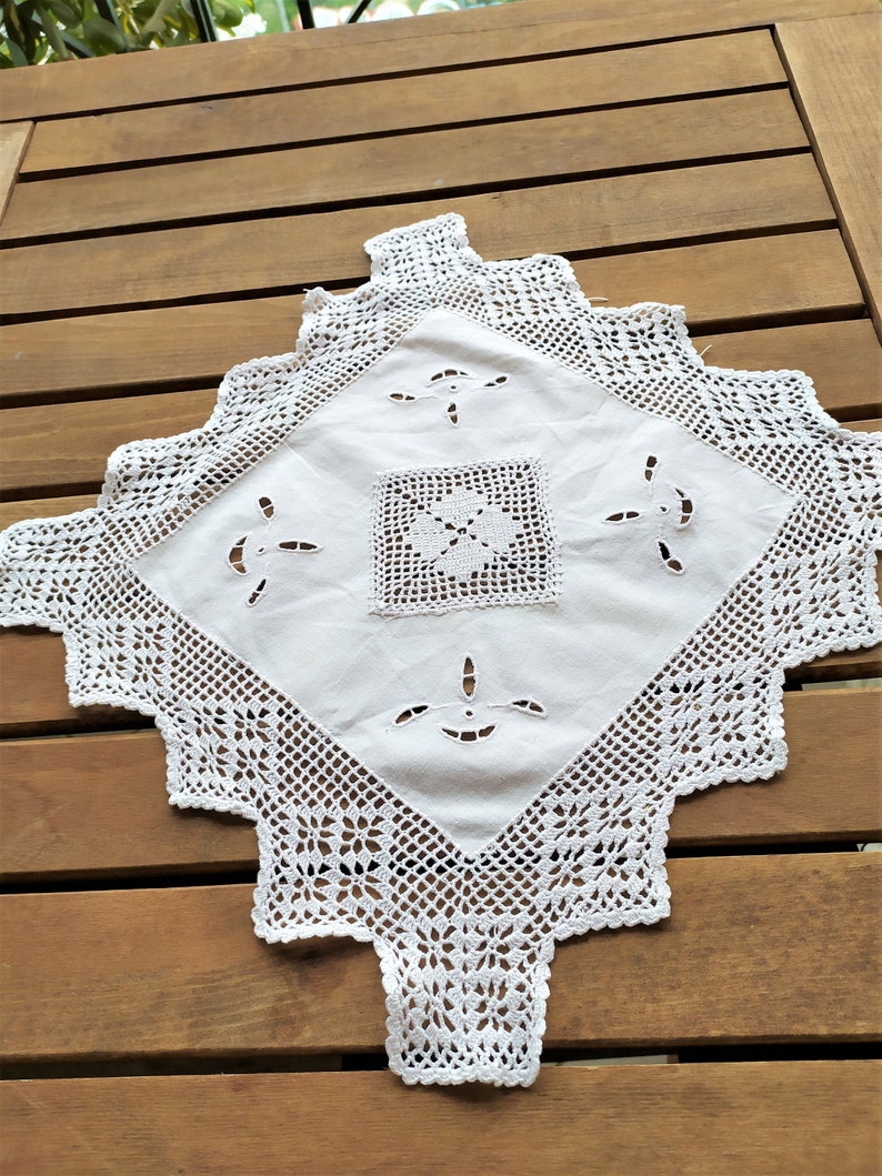 Greek Crochet / Crochet Square / Vintage Greek Chrochet - Etsy