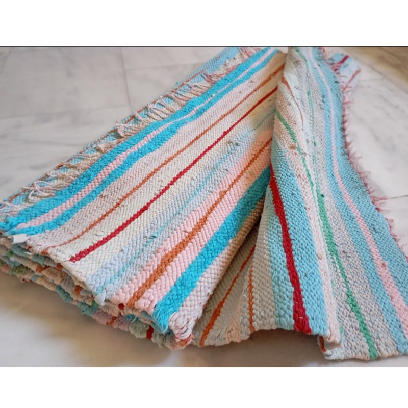 Loom Woven Rag Rugs - Etsy