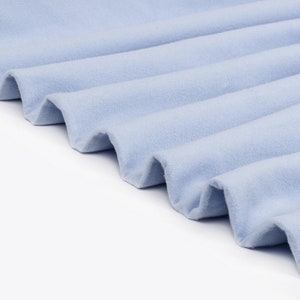 Extra Soft Cotton Flannel Fabric Dusty Blue Brushed Сotton 100% Quality ...