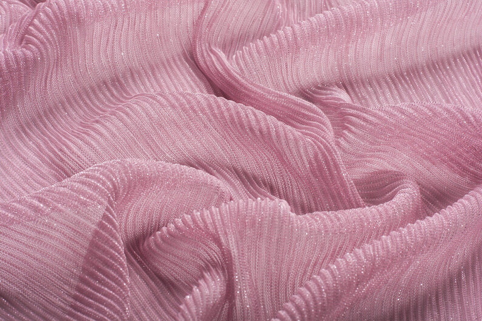 Silver Ribbed Mesh Fabric Shine Sheer Fabric for Apparel and Decor ...