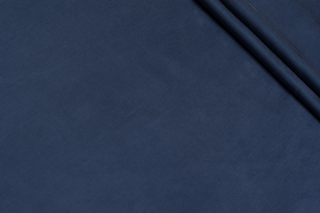 Navy Blue Viscose Tencel Fabric Soft Silhouette 100% Viscose Dress ...