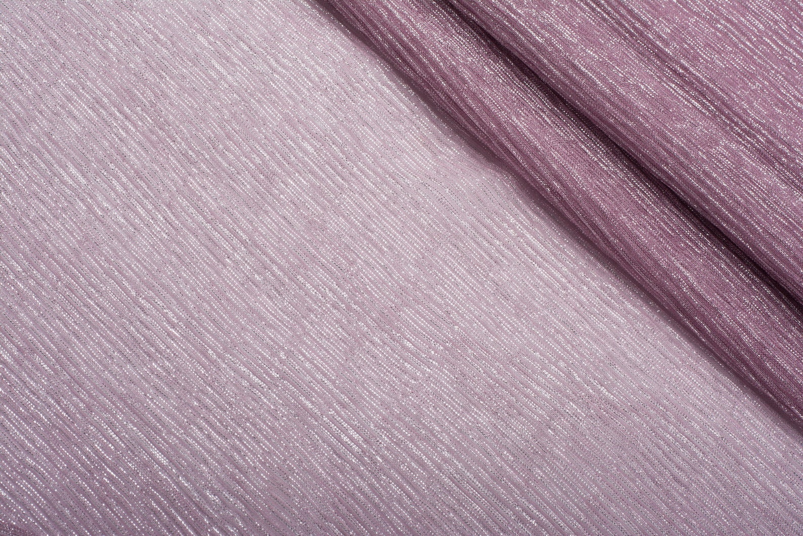 Silver Ribbed Mesh Fabric Shine Sheer Fabric for Apparel and Decor ...