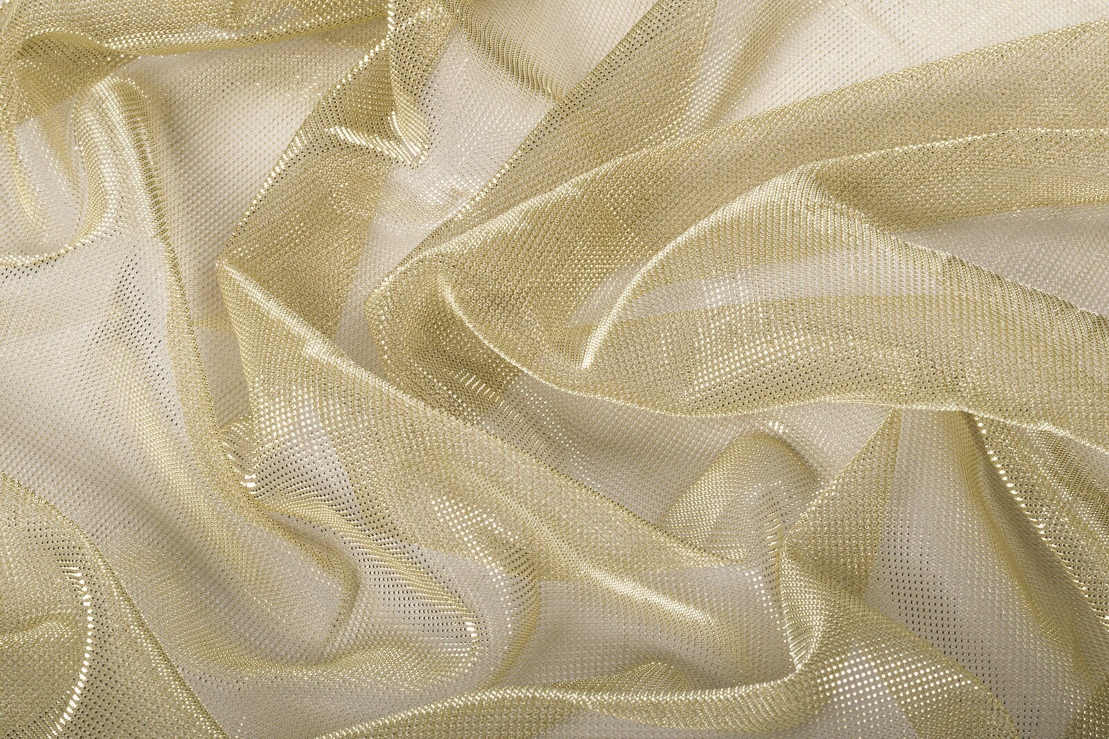 Gold Chameleon Shine Sheer Fabric Mesh Fabric for Graduation, Evening ...