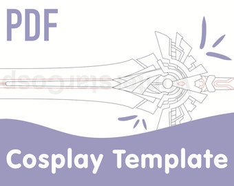 Sword Eva Foam Template - Etsy Sweden