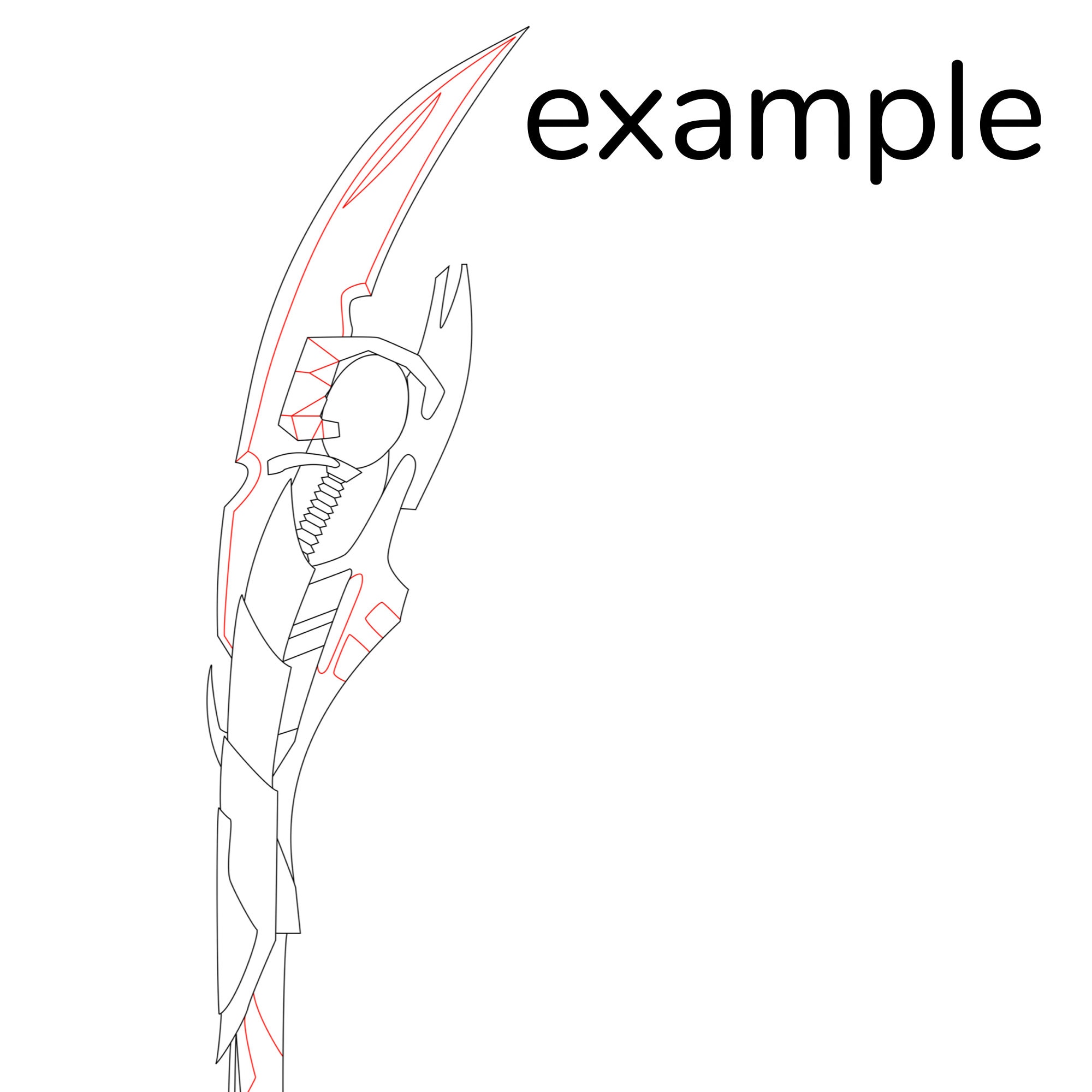 Custom Cosplay Costume Template Pattern Blueprint Commission - Etsy