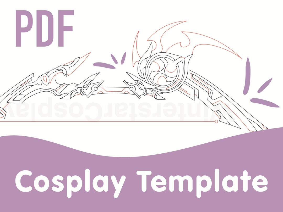 Thundering Pulse Bow Cosplay Template - Etsy