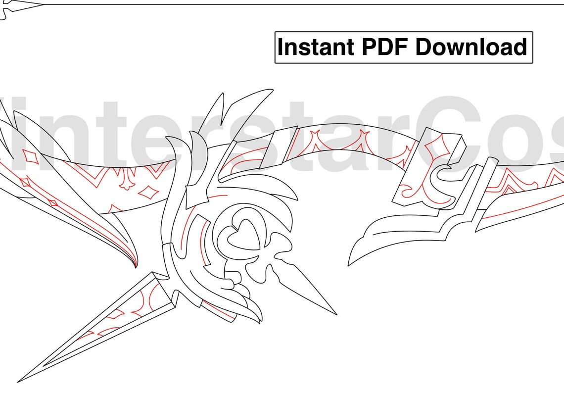 Amos Bow Genshin Impact Digital Template Etsy amos-bow-genshin-impact-digital-template-etsy