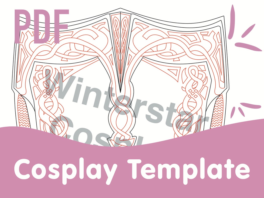 Lady Sif’s Sword & Shield Cosplay Templates - Etsy