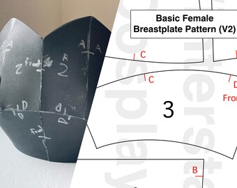 Foam Breastplate Armor Pattern | Etsy
