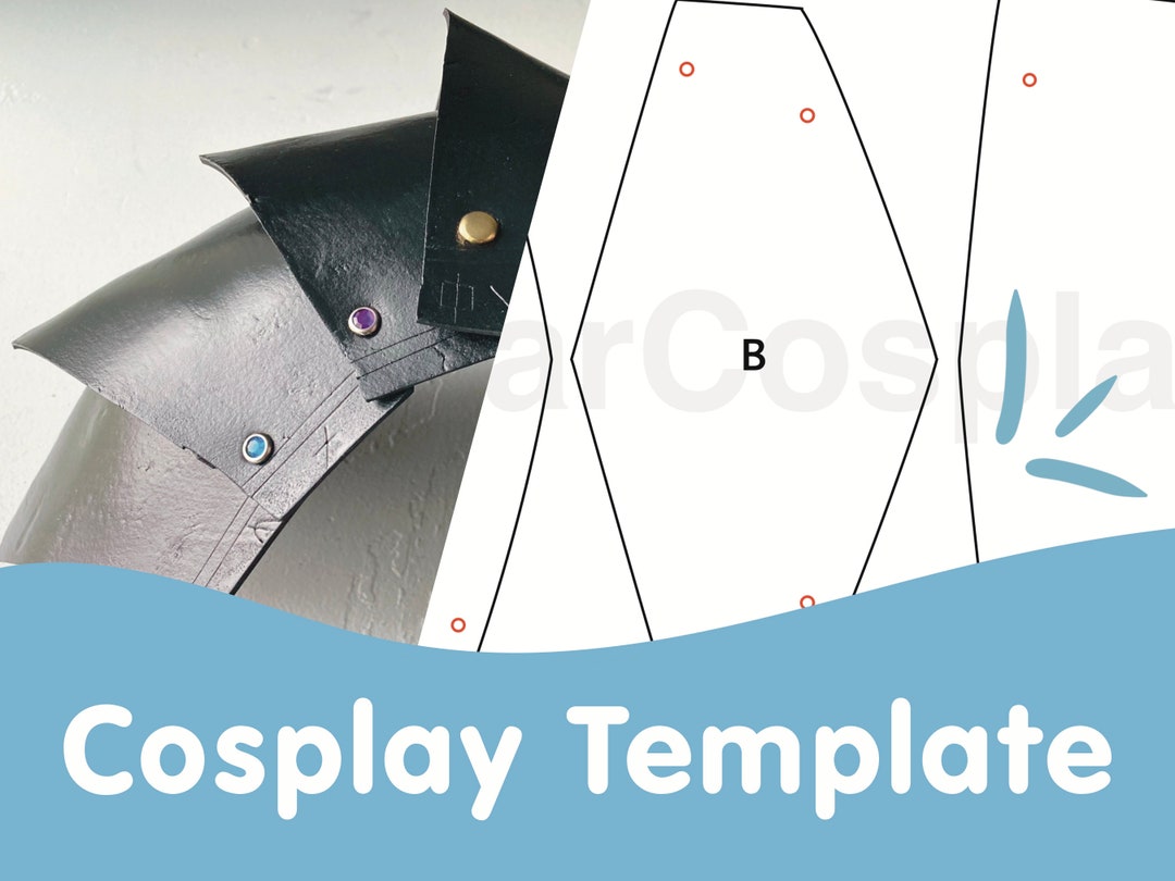 Articulating Shoulder Armor Pattern Digital Templates and Instructions ...