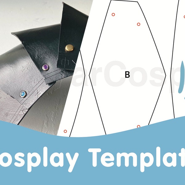 Cosplay Armor Shoulder Pattern - Etsy