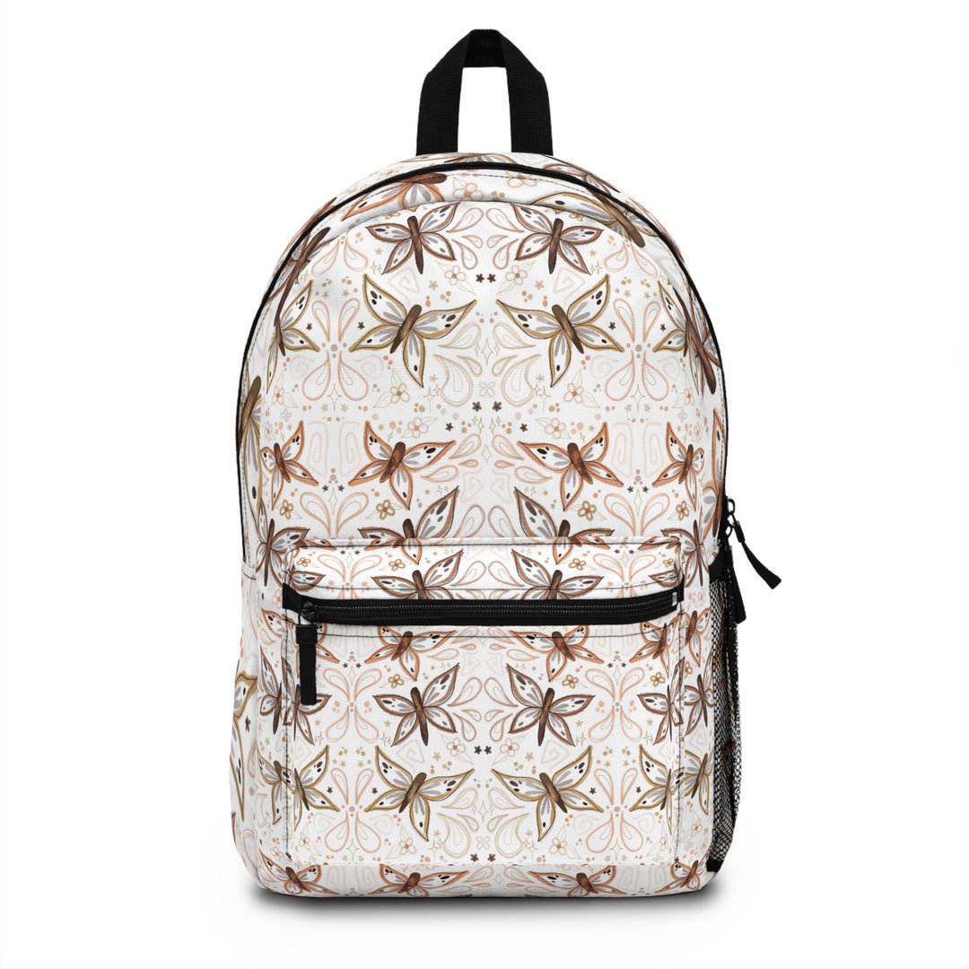 Brown Butterfly Back to School Backpack - Etsy