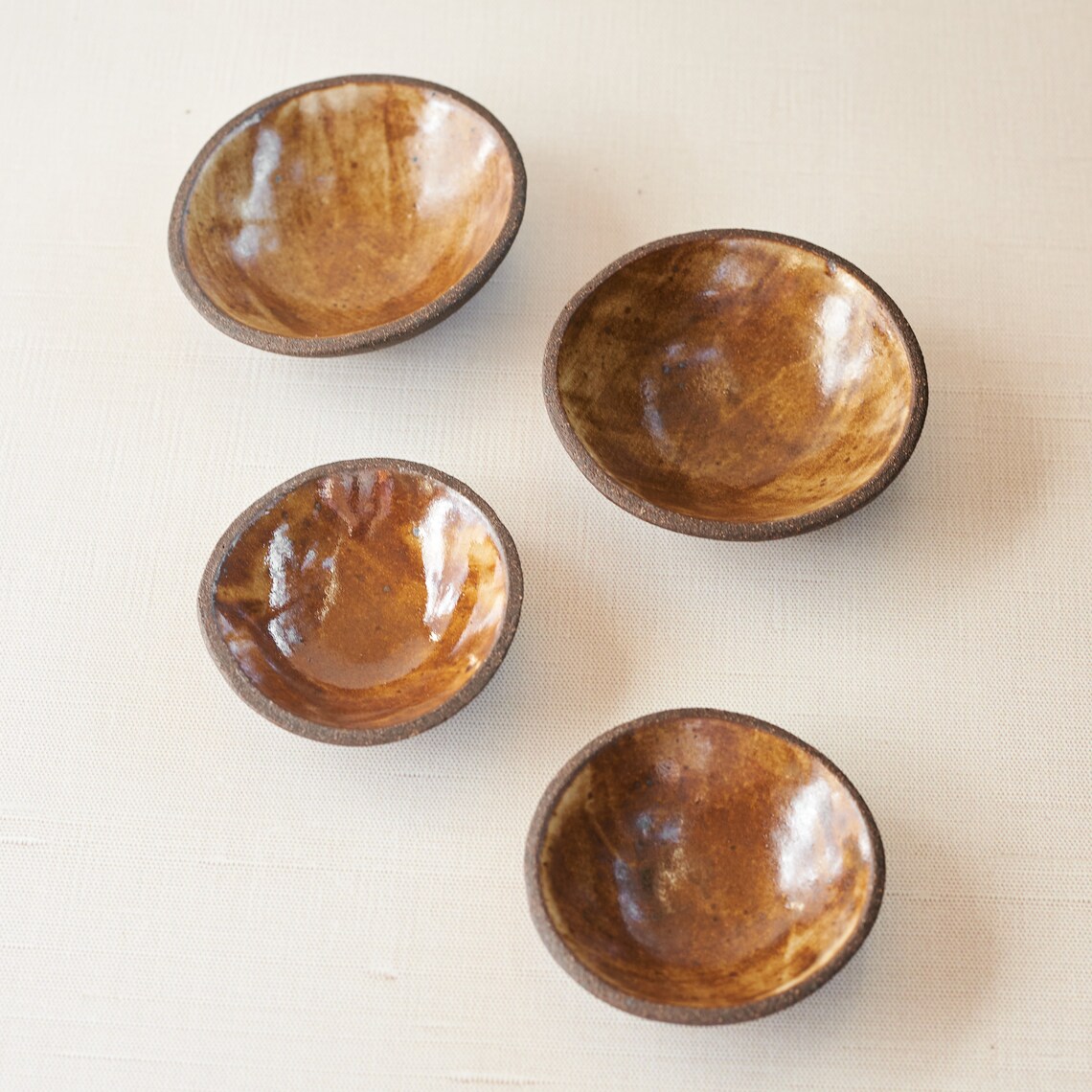 Mini Bowls, Hand Made Ceramic Bowl, Hand Built Ceramic Bowl, Pinch Bowl ...