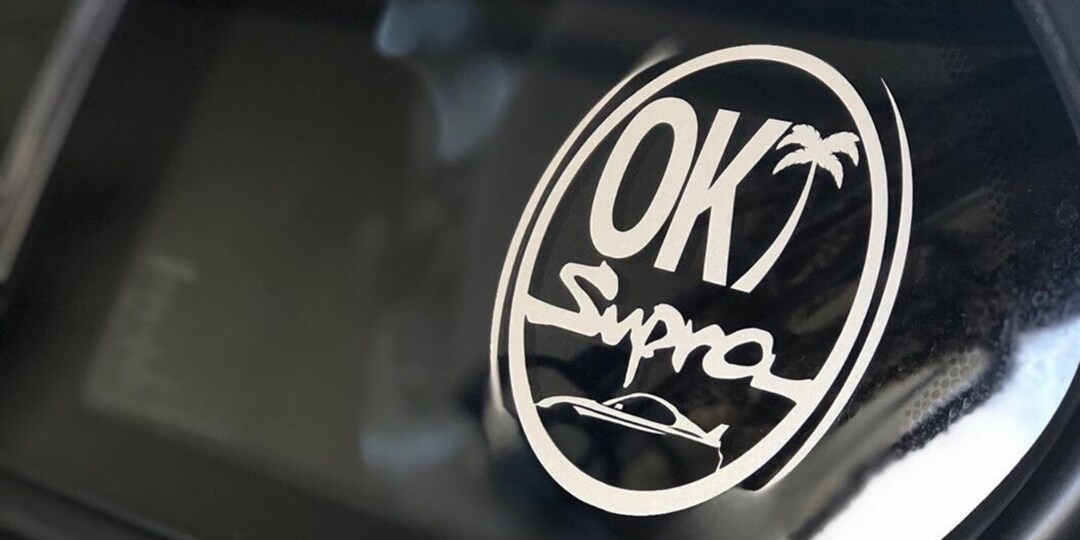 Oki Supra Logo Vinyl Decal | JDM Sticker | Okinawa Cars - Etsy