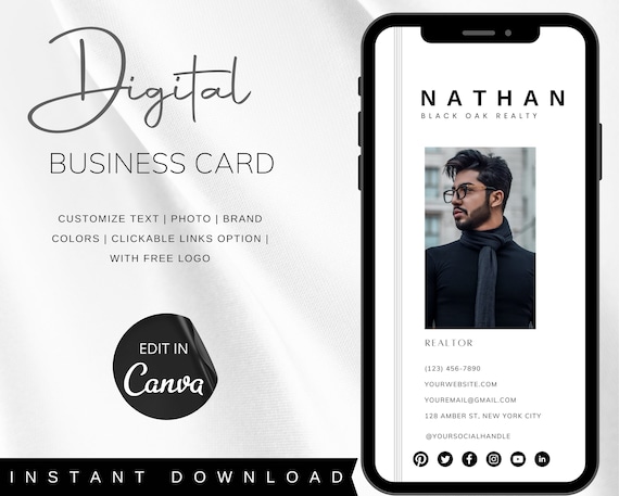 Virtual Business Card Template