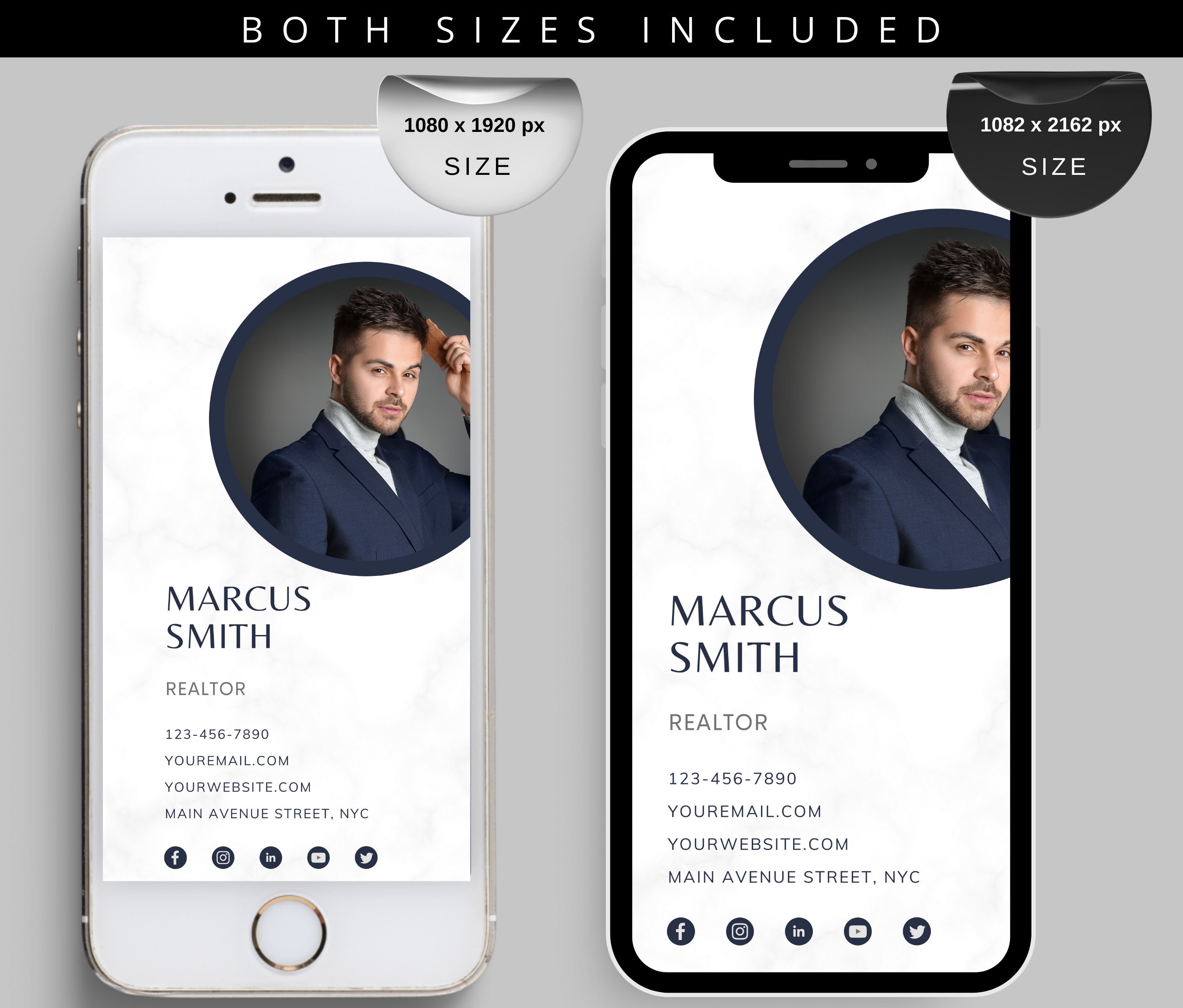 Modern Digital Business Card Template | Custom Digital Business Card ...