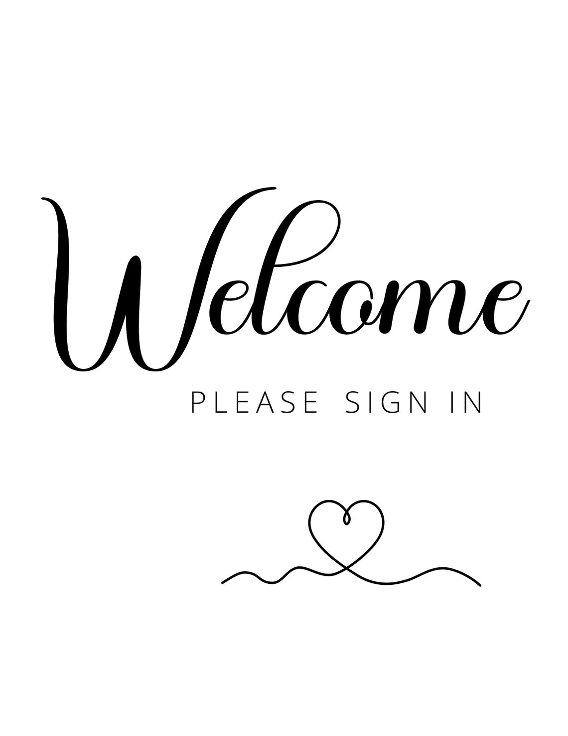 Open House Sign in Sheets | Real Estate Marketing | Open House Welcome ...