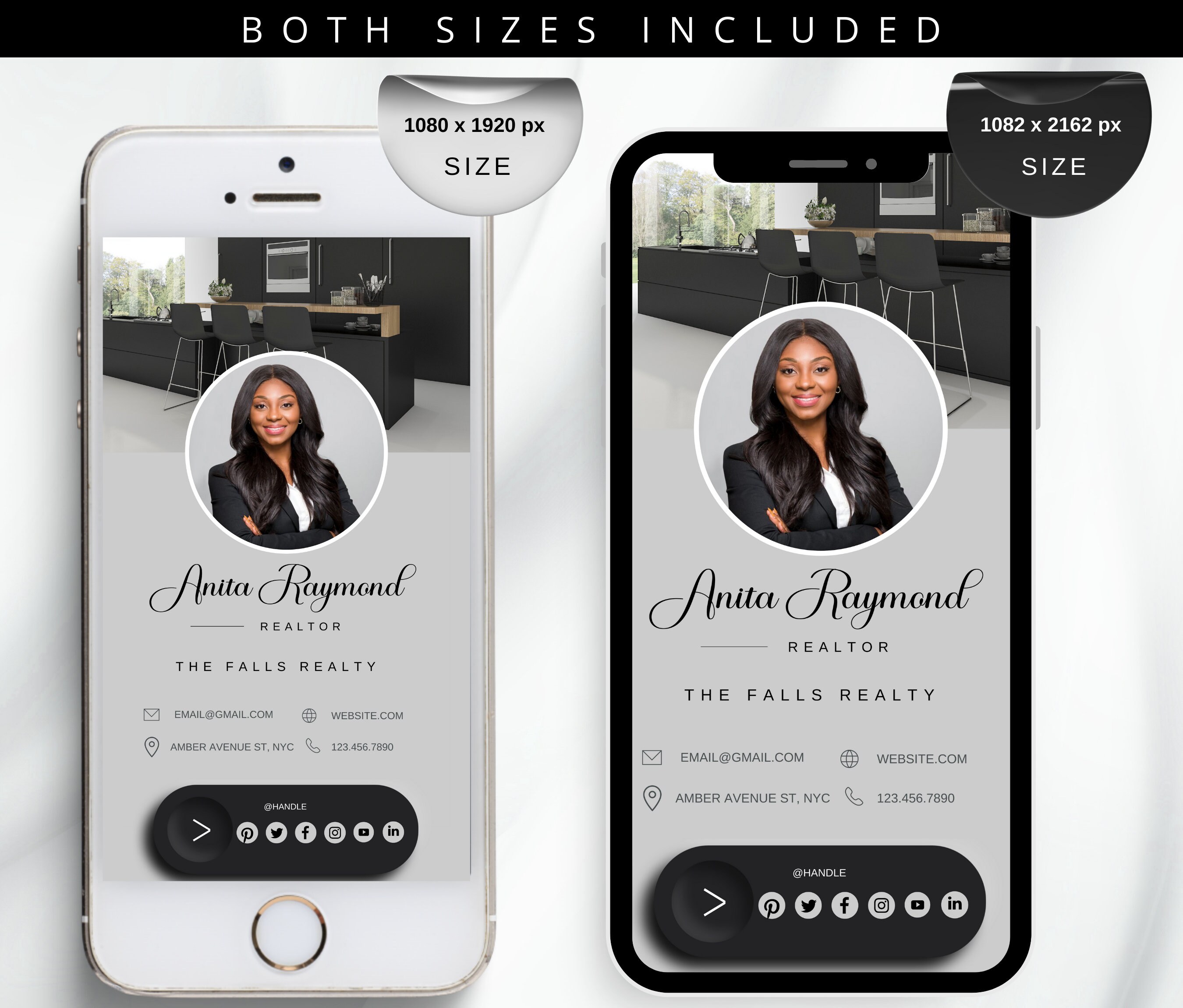 Modern Digital Business Card Template | Custom Digital Business Card ...