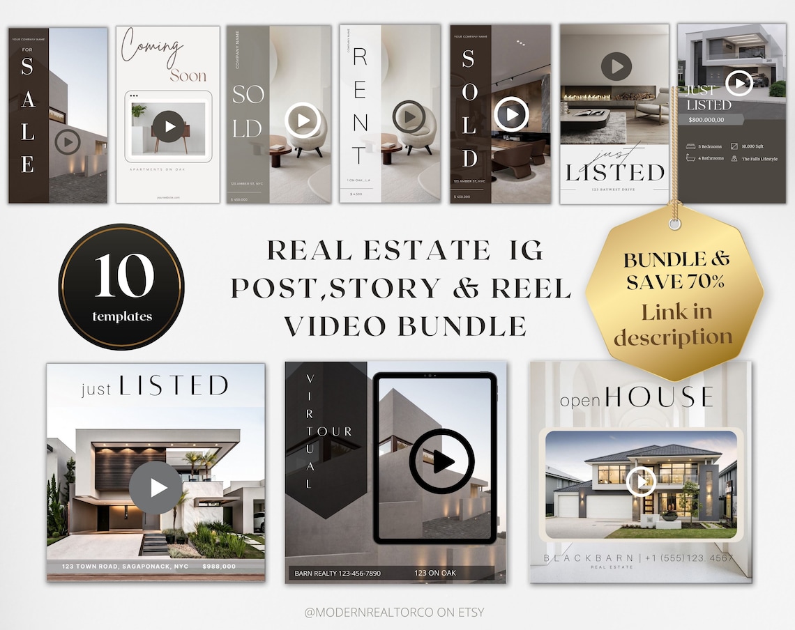 Real Estate Coming Soon Listing Video Instagram Reel Real - Etsy