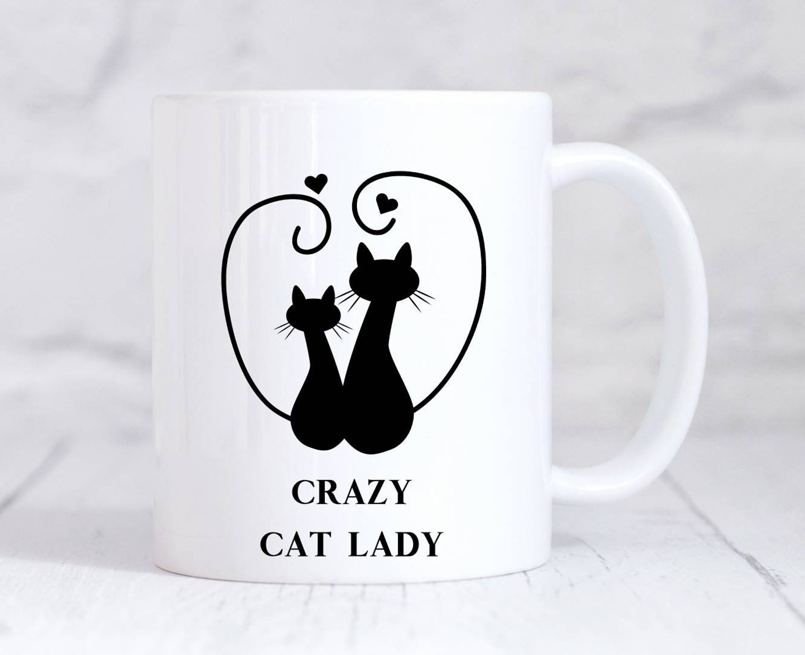 Crazy Cat Lady Mug Cat Mug Gifts for Cat Lovers Cat Lover - Etsy
