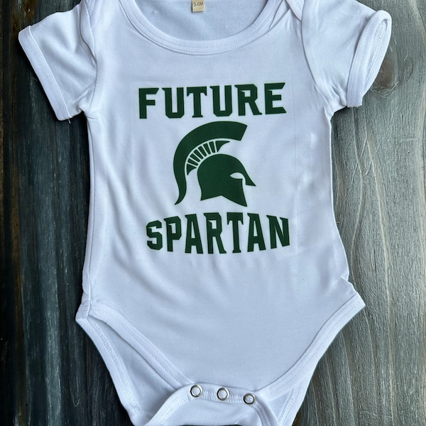 Michigan State Spartans Baby Gear - Etsy