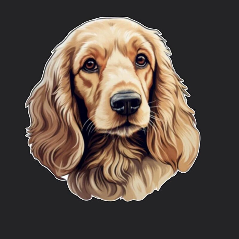 Cocker Spaniel Decal - Etsy