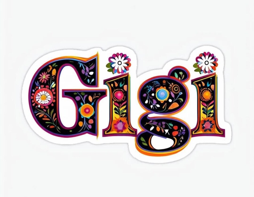 New 3" Gigi Vinyl Die Cut Decal Sticker Gifts Great for Stanley Cups ...