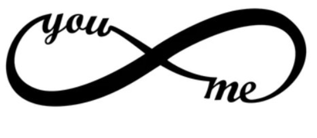 You Me Infinity Love Wall Art for Couples SVG File Only Immediate ...