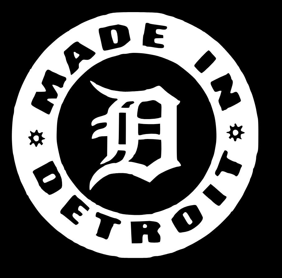 New Made in Detroit Tigers Vinyl Decal for Windows Cars Water - Etsy