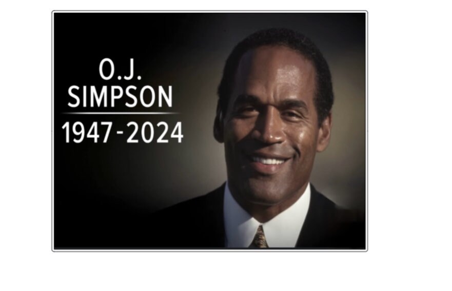 OJ Simpson RIP the Juice Vinyl Decal Sticker - Etsy
