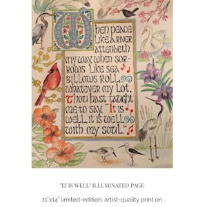 Illuminated Manuscript, Names of God - Etsy