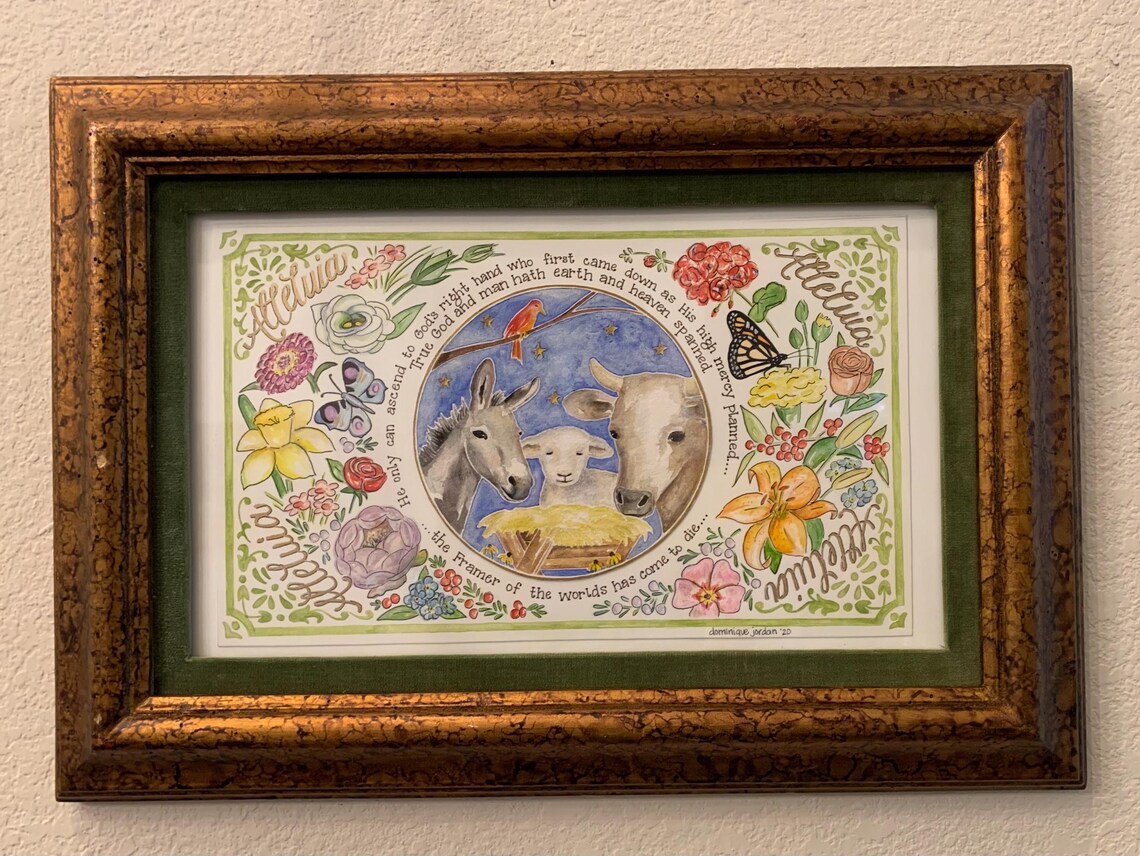 Illuminated Manuscript, Names of God - Etsy