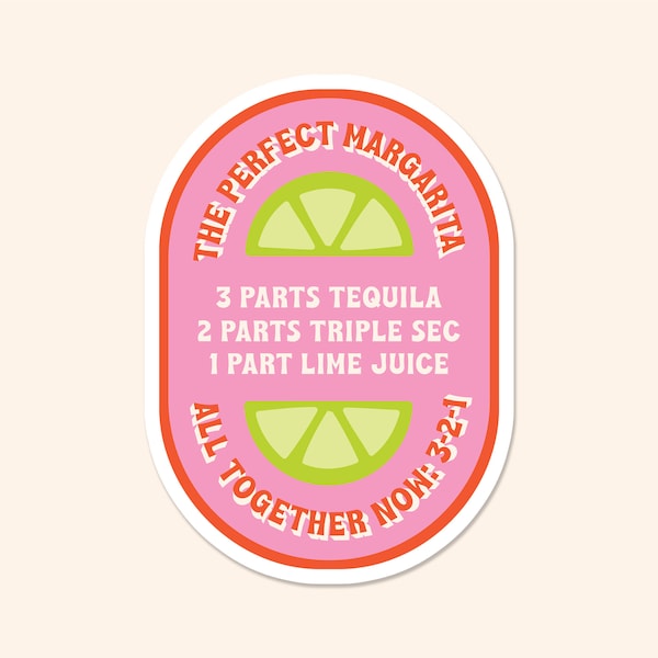 Margarita Stickers - Etsy