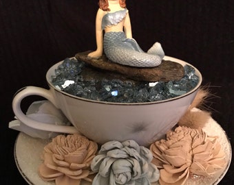 Mermaid Teacup - Etsy