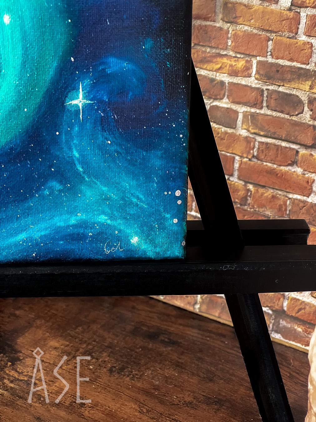 Small Cosmic Paintings Oil Paintings 8x10 - Etsy