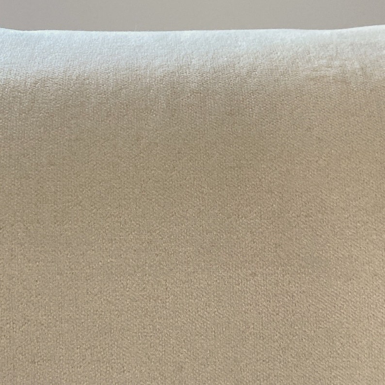 Crème Ivory 902 Solid Velvet Upholstery Fabric by the Yard - Etsy
