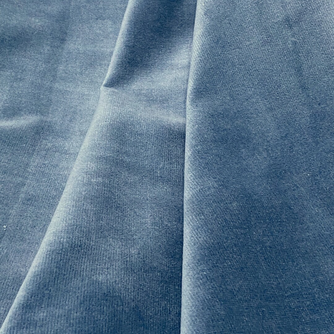 Luxury Heavy Weight 100% Cotton Velvet Fabric by the Yard, Matte Finish ...