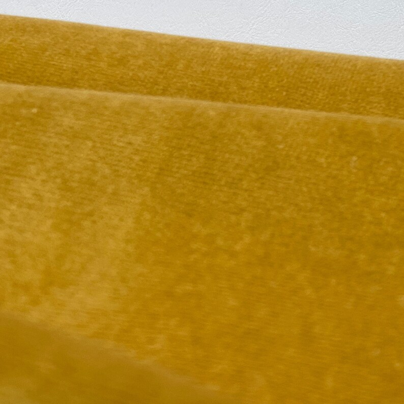 Luxury Heavy Weight Cotton Velvet / Matte Finish / Yellow Gold - Etsy