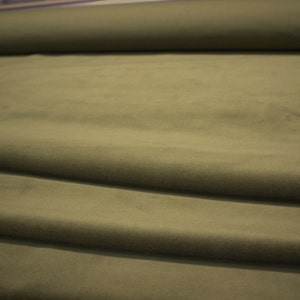 Luxury Heavy Weight 100% Cotton Velvet Fabric by the Yard Fabric Matte ...