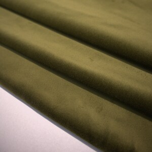 Luxury Heavy Weight 100% Cotton Velvet Fabric by the Yard Fabric Matte ...