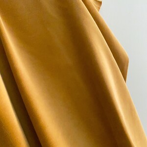 Luxury Heavy Weight Cotton Velvet / Matte Finish / Yellow Gold #115 ...