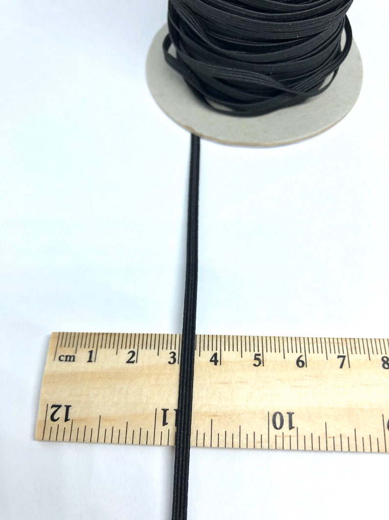 10 Yards 3mm 1/8 Inch Elastic for Sewing-elastic for Face Mask-skinny ...