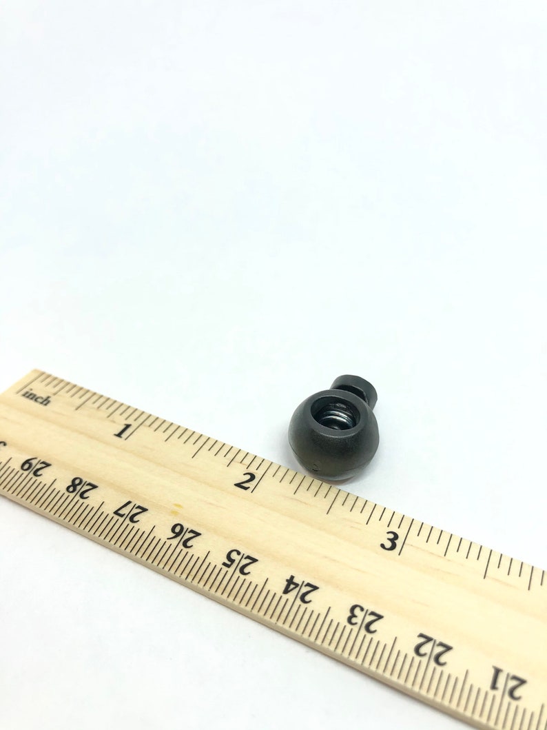 5 Pcs Black Plastic Oval Drawstring Cord Ends Adjuster for Face Masks ...