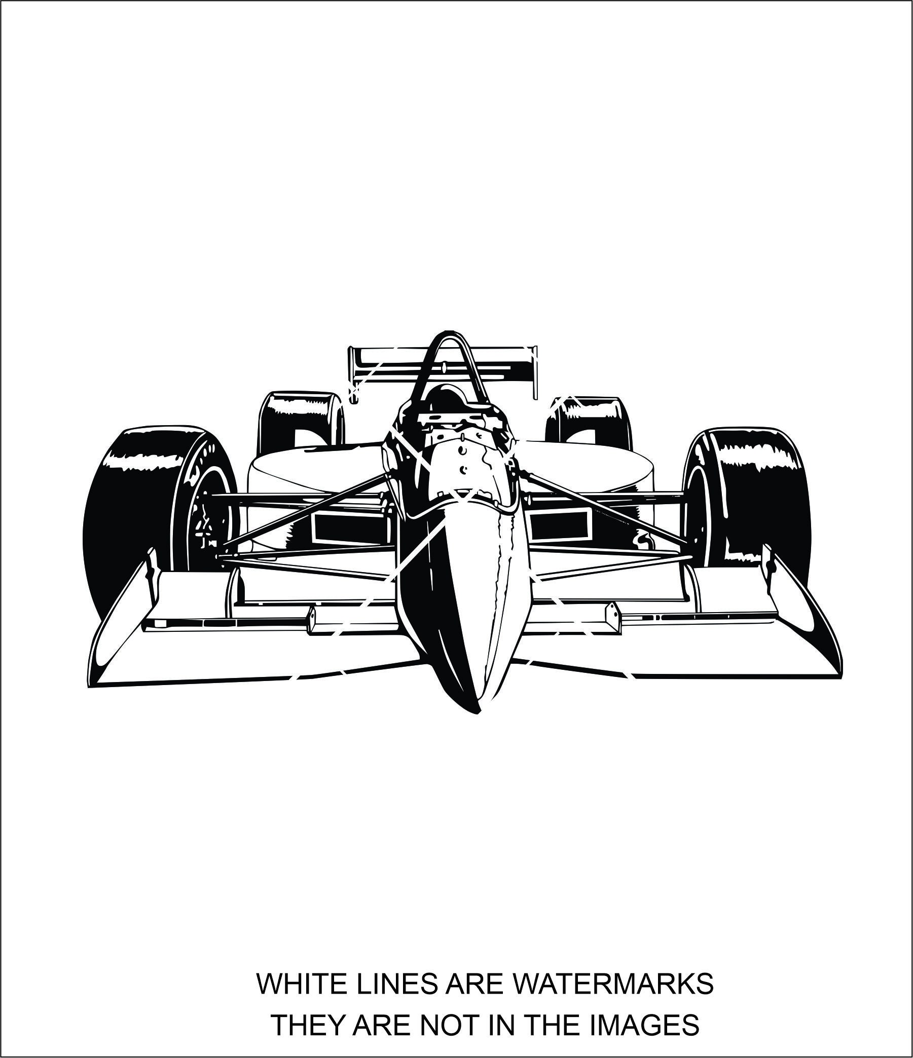 Indy Car Indy Racing Kart Racing Clipart image laser | Etsy