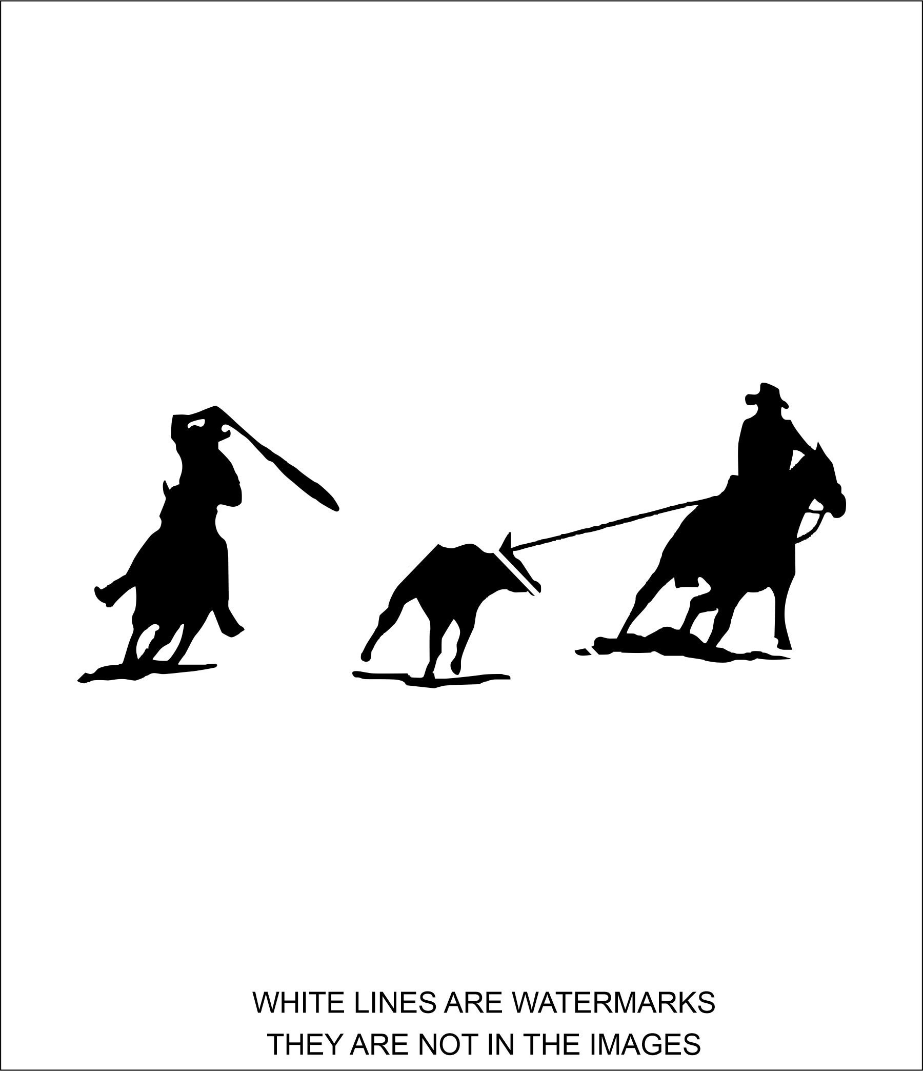 Team Roping svg Roping svg Steer Cow Roping Western Cowboy | Etsy