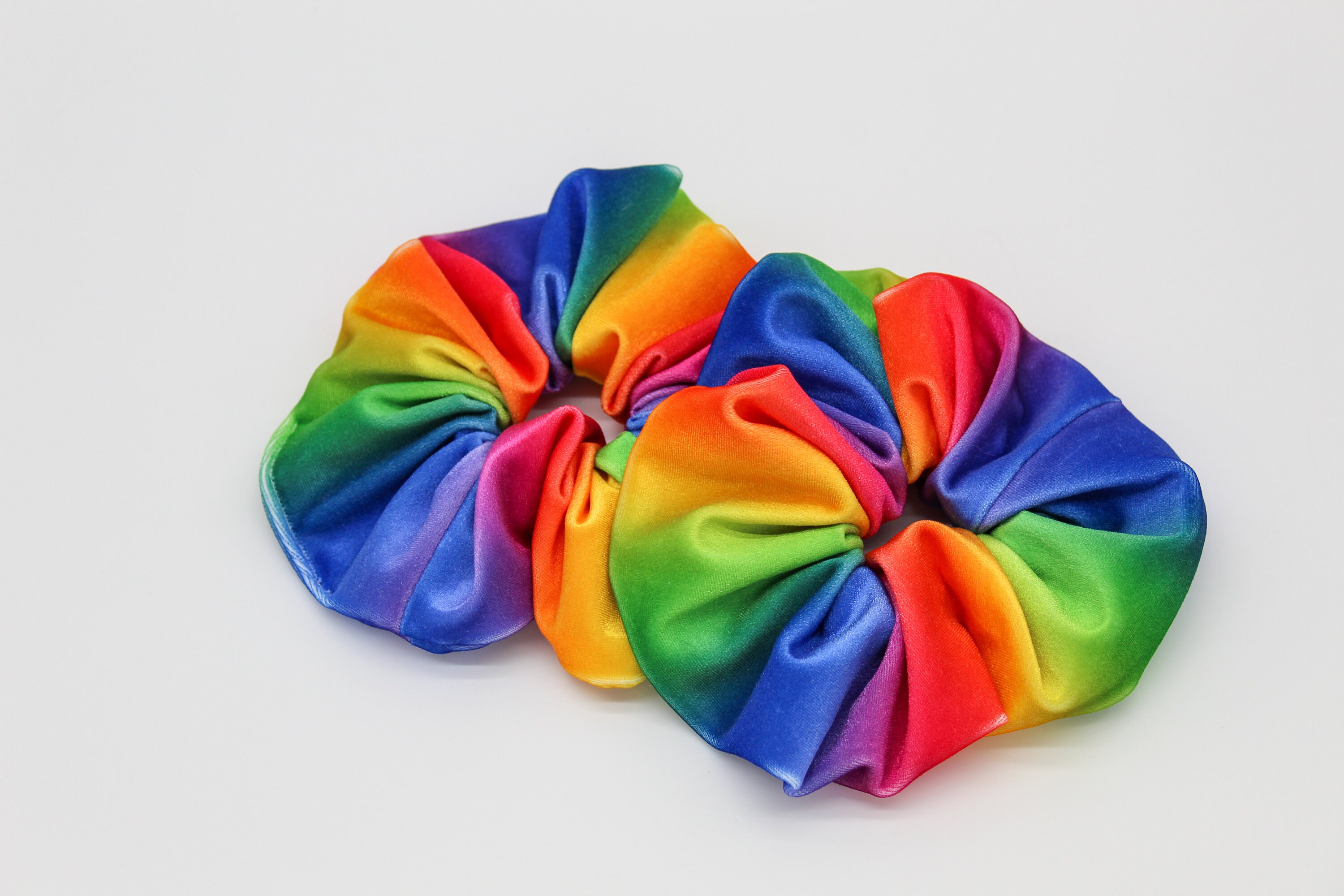 Mega Rainbow Scrunchie, velours scrunchie, pride scrunchie, lgbtq ...