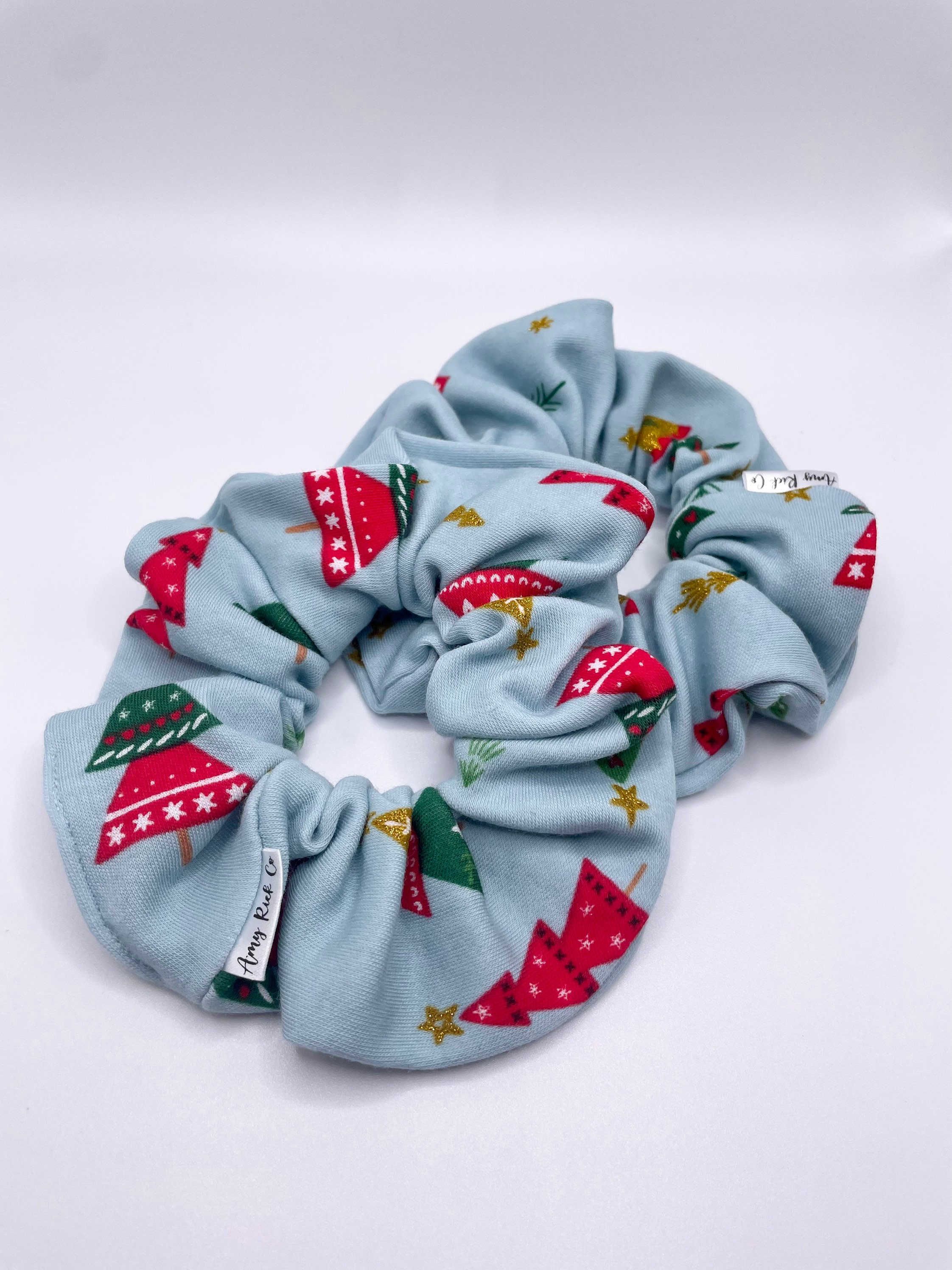 Christmas Holiday 4-pack Scrunchie Bundle, Holiday Scrunchie, Reindeer ...