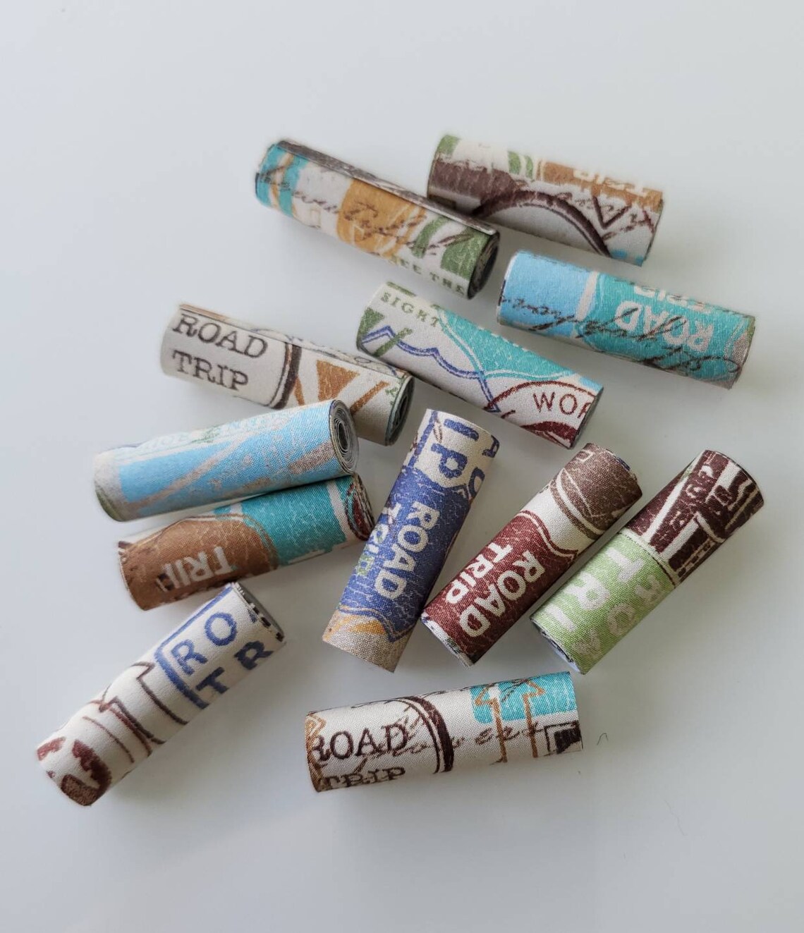 Paper Beads, Recycled Paper Beads, Tube Beads - Etsy